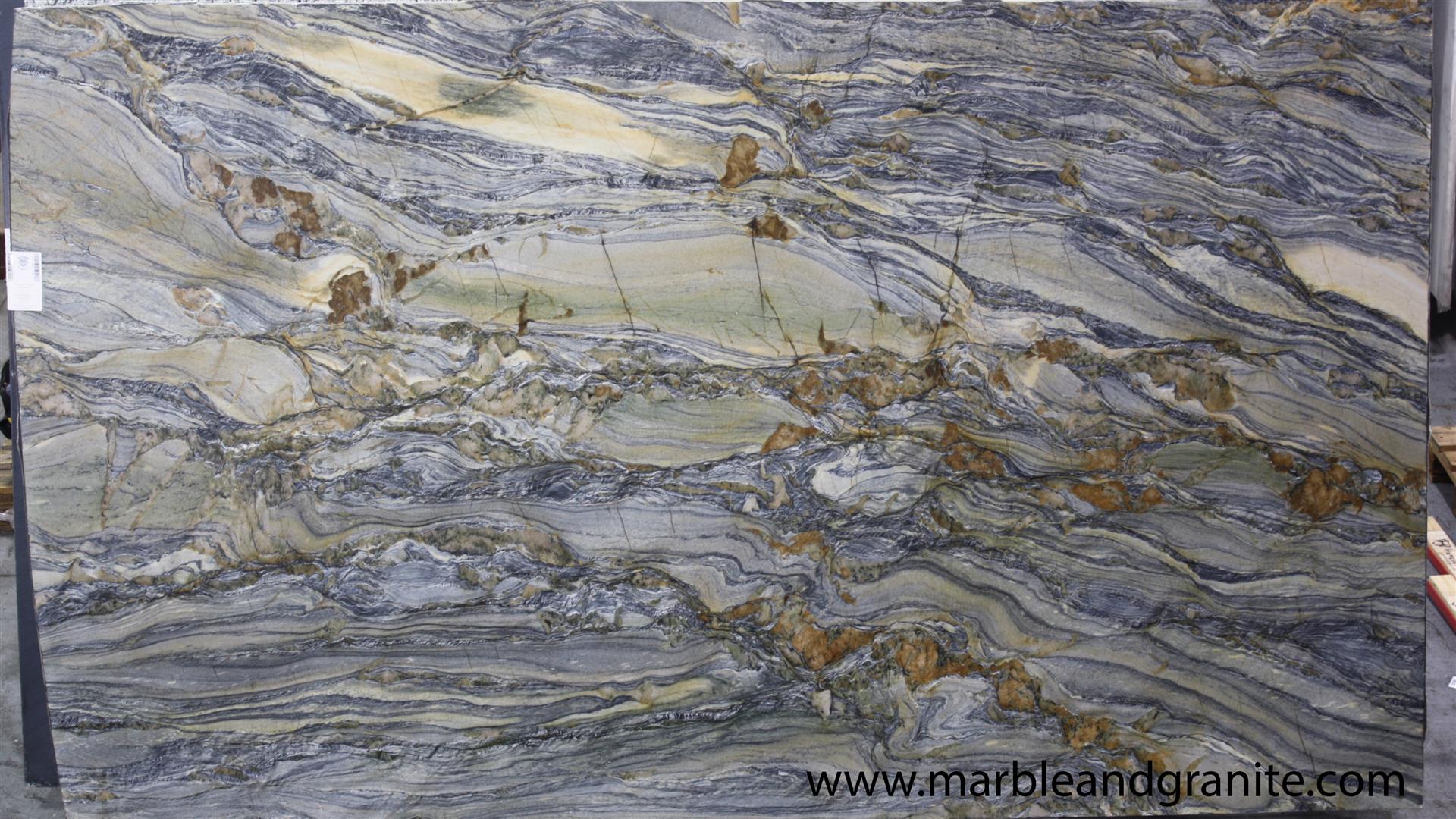 Fusion Blue Quartzite Slabs - Marble & Granite