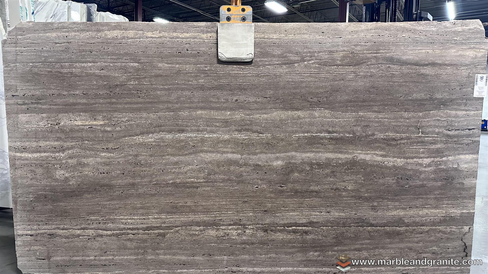 Silver Travertine Slabs - Marble & Granite