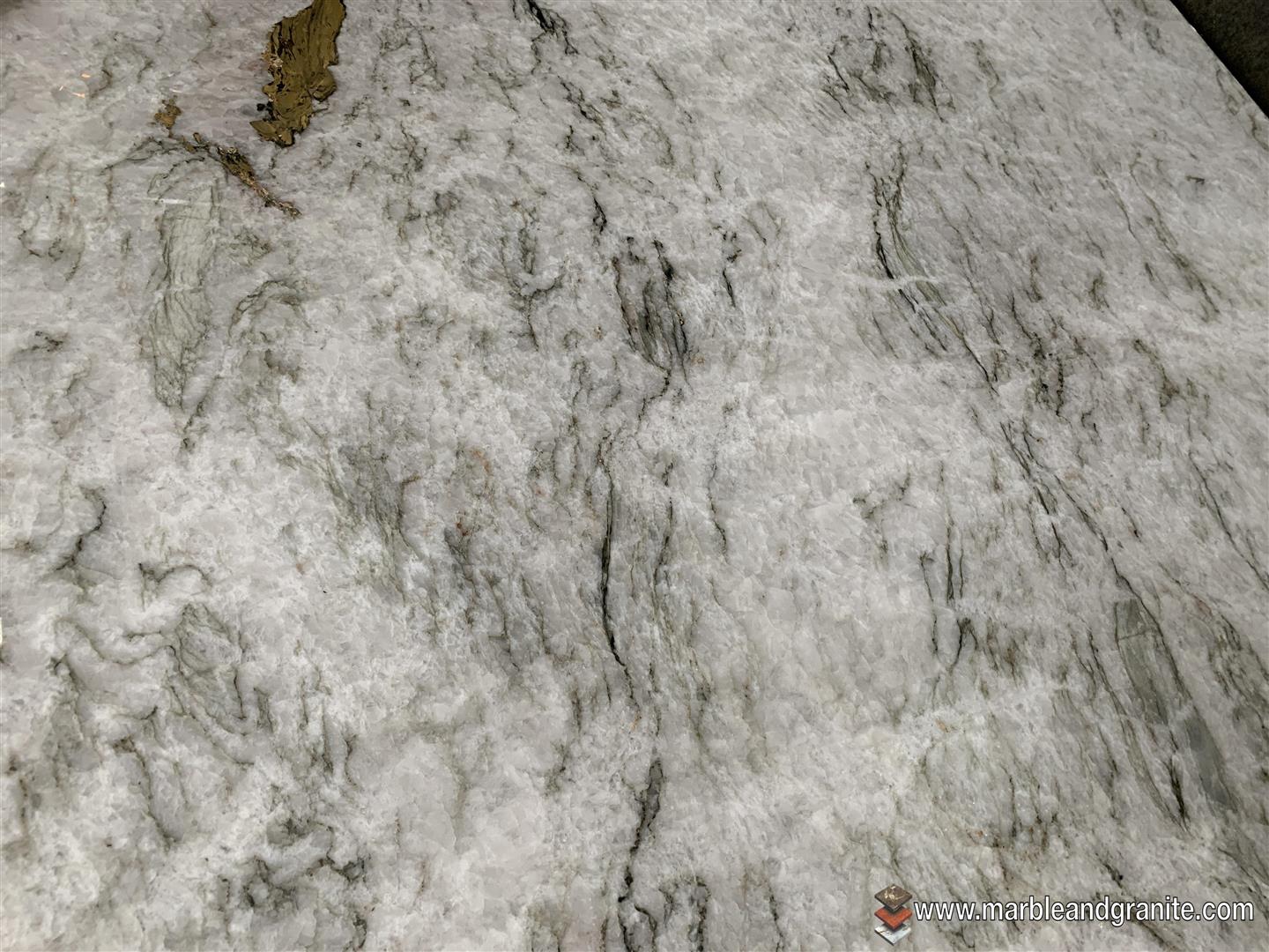 Tempest White Quartzite Slabs - Marble & Granite